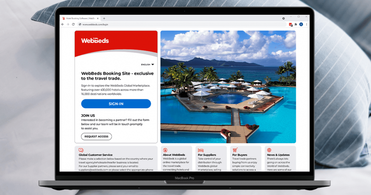 WebBeds announces new trade only booking website | Web Travel Group